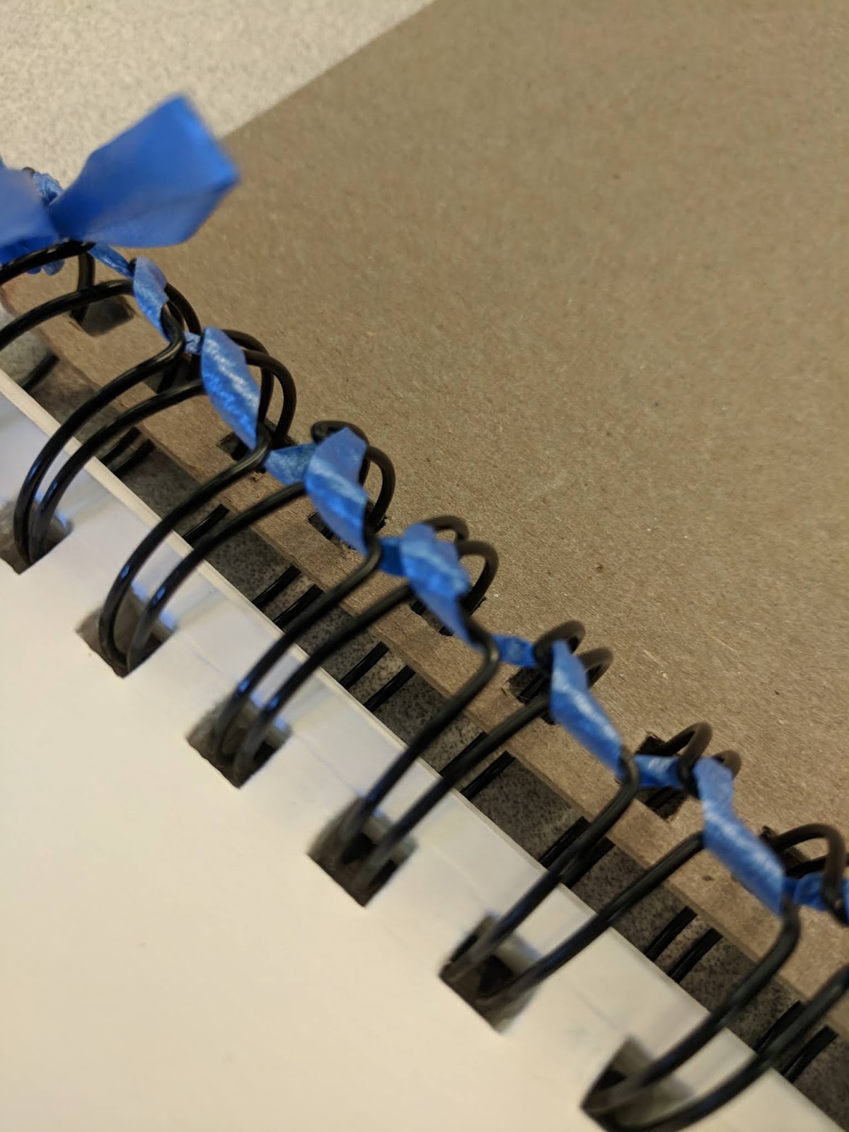 Ms. Walker's Art Info: How to cover your sketchbook binding