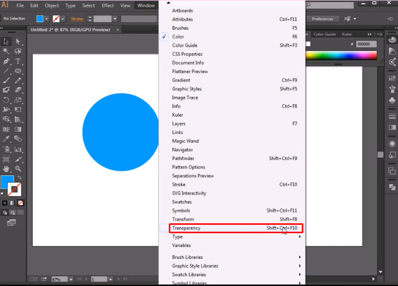 Adobe Illustrator | Beginner's Guide -Session 17 Opacity and Blending ...