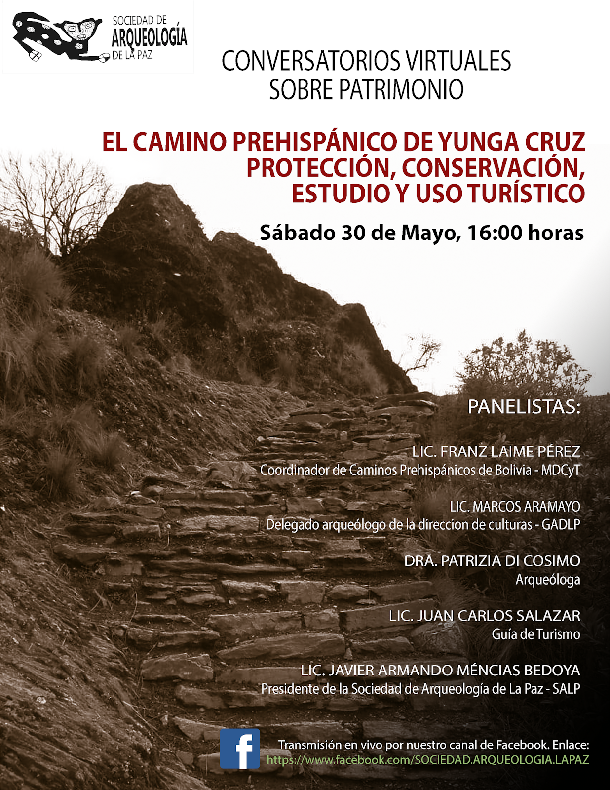 Destrucción del camino prehispánico de Yunga Cruz. Conversatorio ...