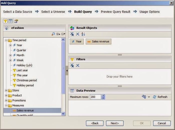 Dashboard XCelsius/SAP BusinessObjects Dashboards: Permasalahan Query ...