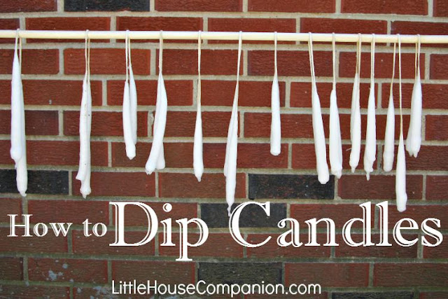 How to Dip Candles - The Laura Ingalls Wilder Companion