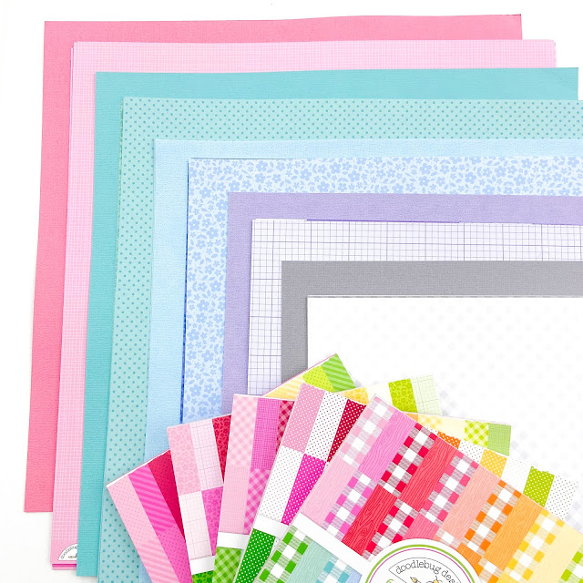 Doodlebug Design Inc Blog: PETITE PRINTS MONOCHROMATIC MINI ALBUMS ...