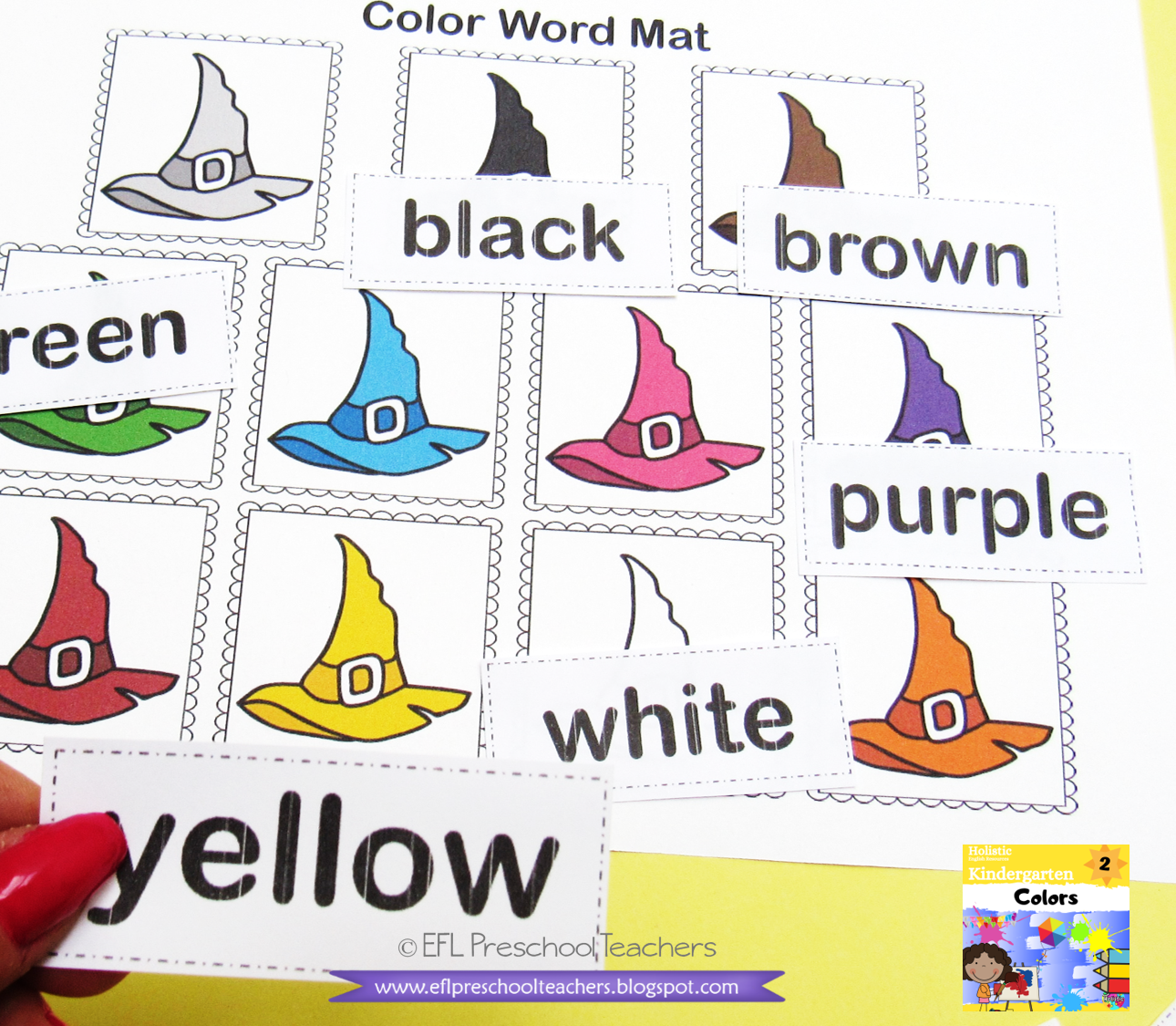 ESL/EFL Preschool Teachers: COLORS Theme for Kindergarten- Holistic ...