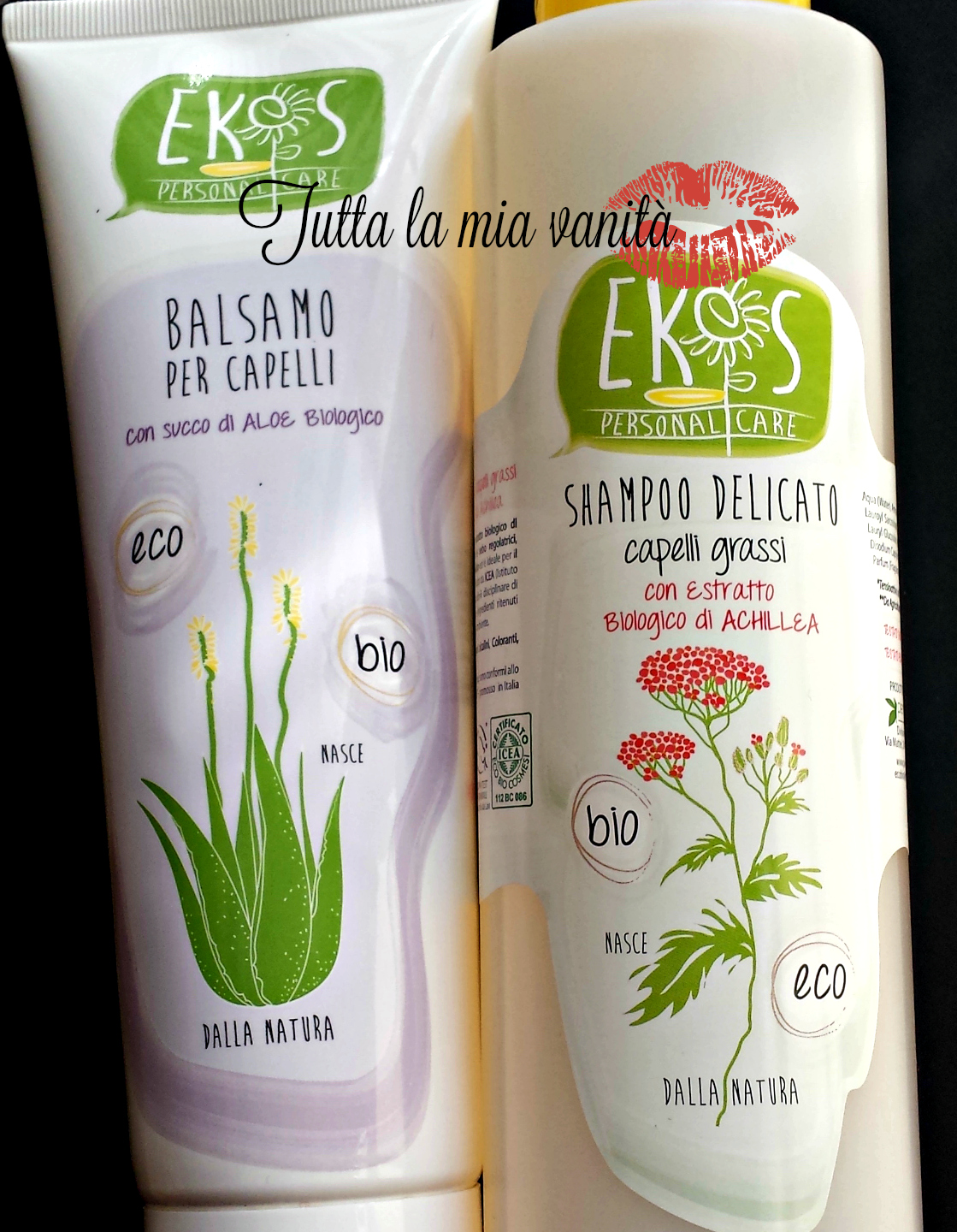 Recensione prodotti Ekos hair care: shampoo delicato capelli grassi e ...