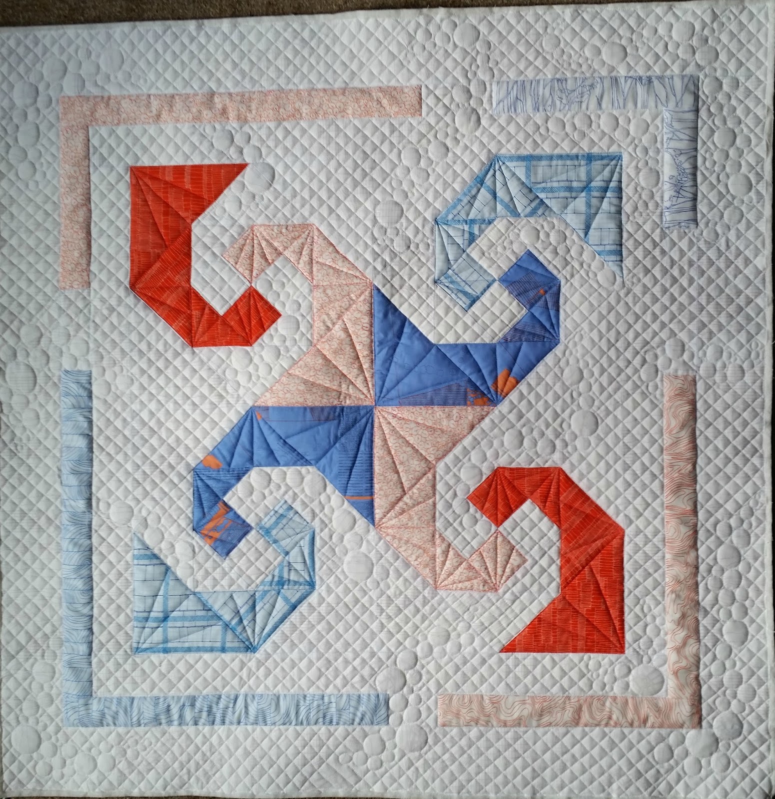 Elven Garden Quilts: Snail Trail {a finished quilt}