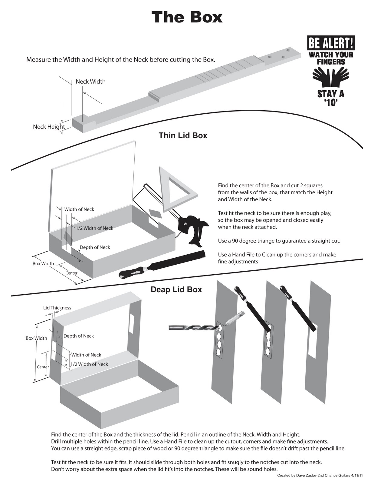 2nd Chance Guitars: Cigar Box Guitars Class #2
