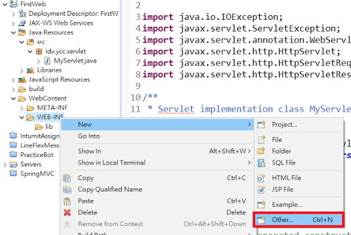 [Java] Eclipse IDE for Enterprise (Eclipse EE) 安裝、設定及第一個 Servlet 專案(Web)