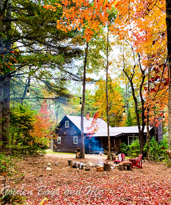 Cabin In Fall