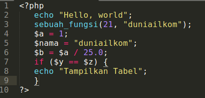 PHP : Aturan Dasar Penulisan Kode PHP - VIVINRAHAYU