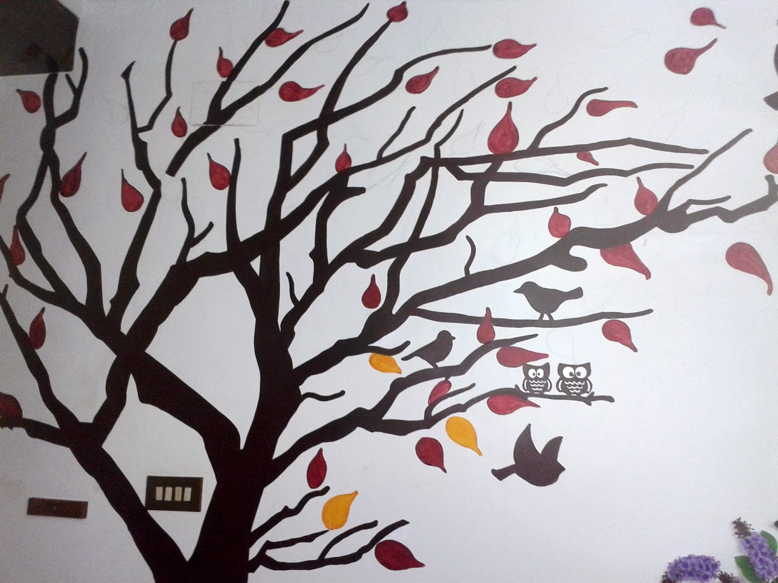 DIY. Mural "Árbol con hojas". | Geno. Diseño+Arte