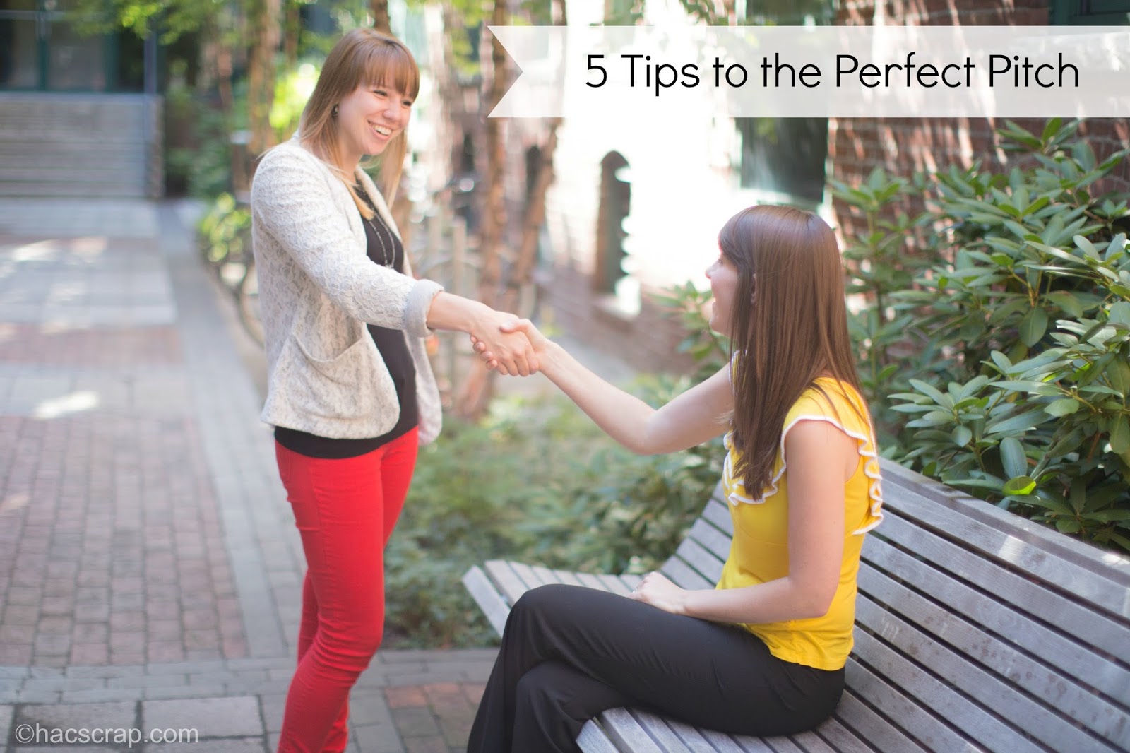 my scraps | 5 Tips to the Perfect Pitch