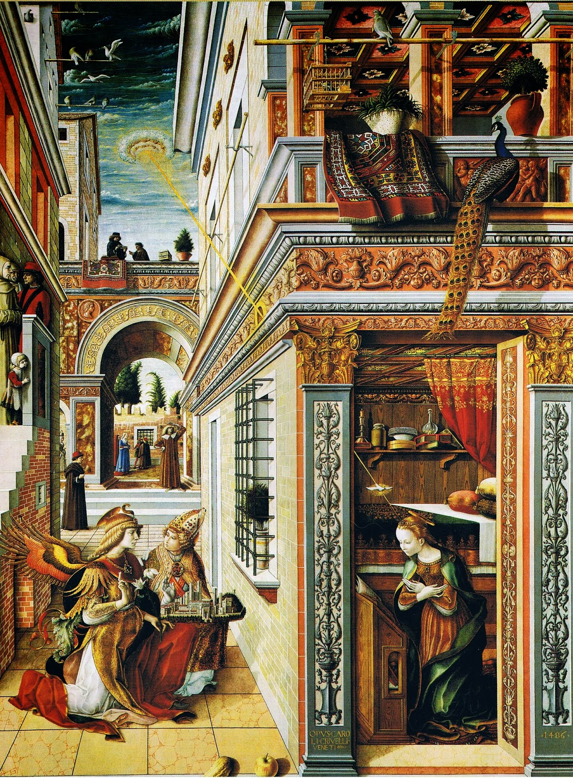 Color and Design 2013: The Annunication, with St. Emidius