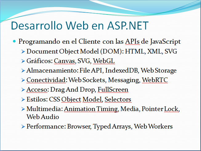 Desarrollo .NET, Web, HTML5, JavaScript, Móviles y Más: Presentación ...