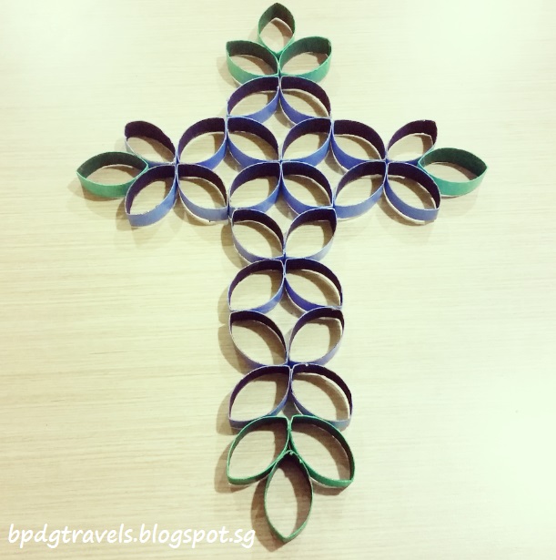 Handicraft - Toilet Paper Roll Cross | BPDGTravels - Building Memories ...