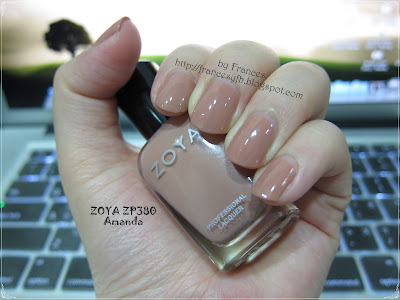 Frances' Wonderland: ZOYA ZP380 "Amanda" Swatches
