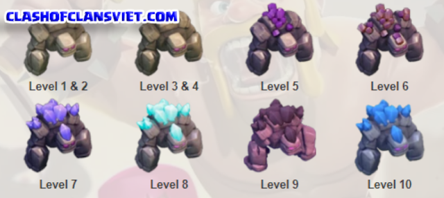 Thạch nhân Golem | COC Updated 2020 | Clash of Clans Việt