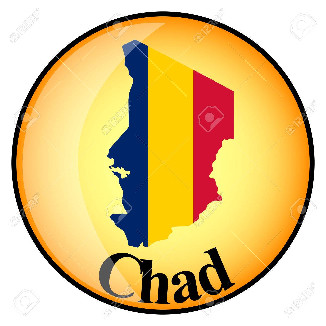 Heraldry,Art & Life: CHAD - ART with National Symbols