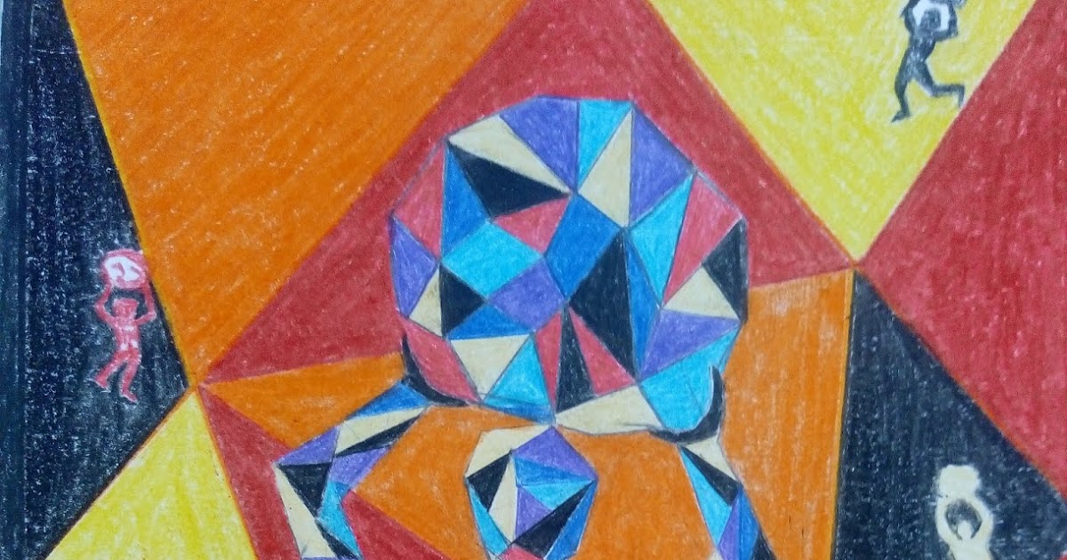 How to draw abstract man?