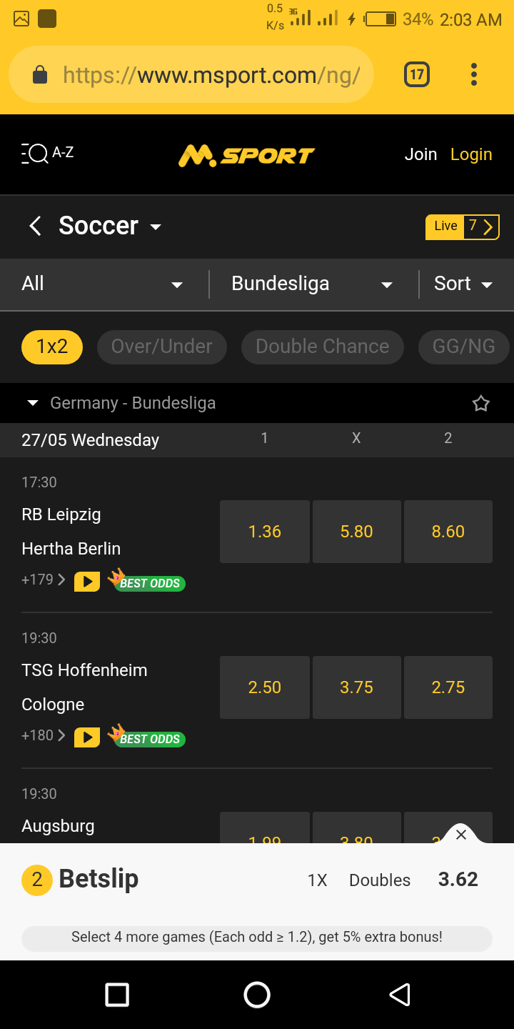 How to Register Msport Account on Mobile Phone