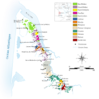 Guide personnel des vins: Médoc AOC : 8 appellations locales