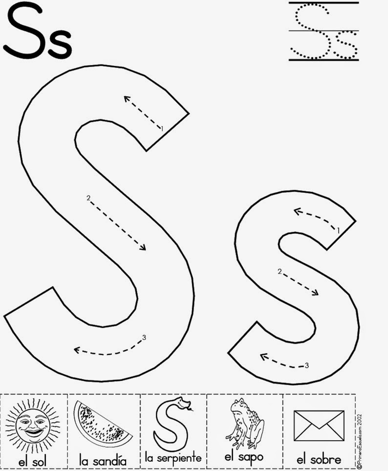 KINDER 2: Letra Ss