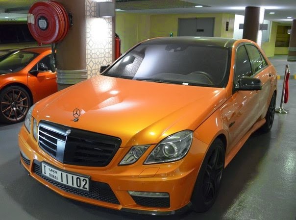 Mercedes-Benz W212 E63 AMG Orange from Dubai | BENZTUNING