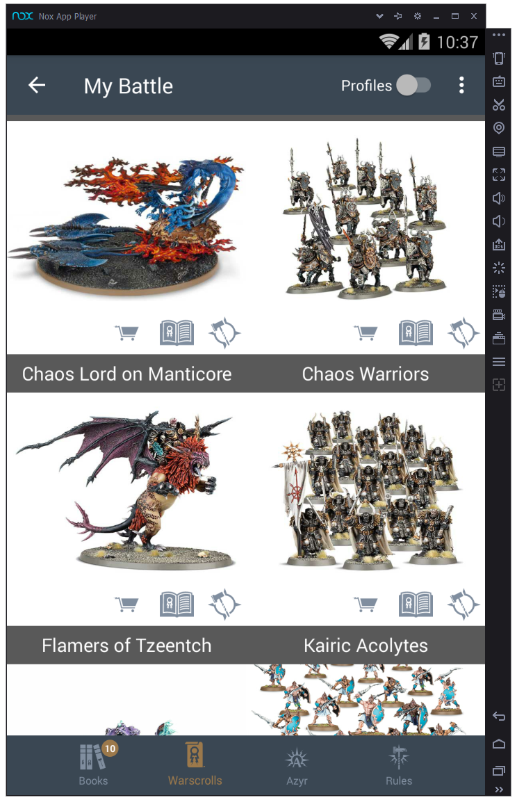Another wargaming blog: Warhammer Age of Sigmar app on the desktop