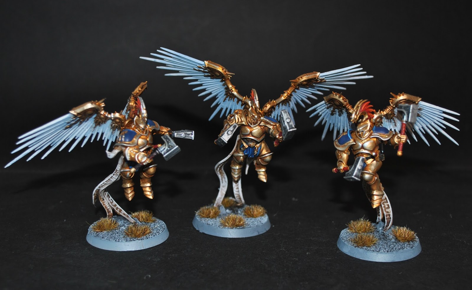 Silver and Blue Minis: Warhammer Age of Sigmar Stormcast Eternals Army