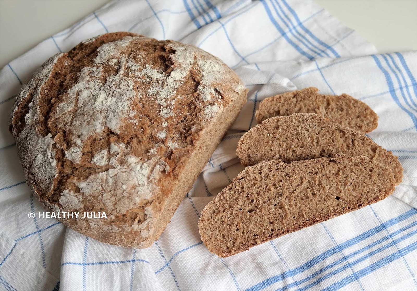 PAIN INTÉGRAL TRÈS FACILE #VEGAN - Healthy Julia