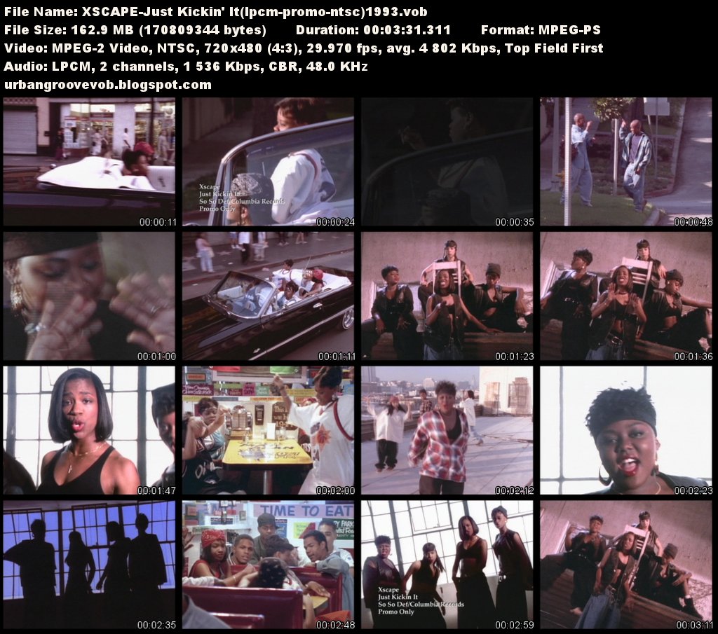 Urban Groove Vob Collection Xscape Just Kickin It 1993