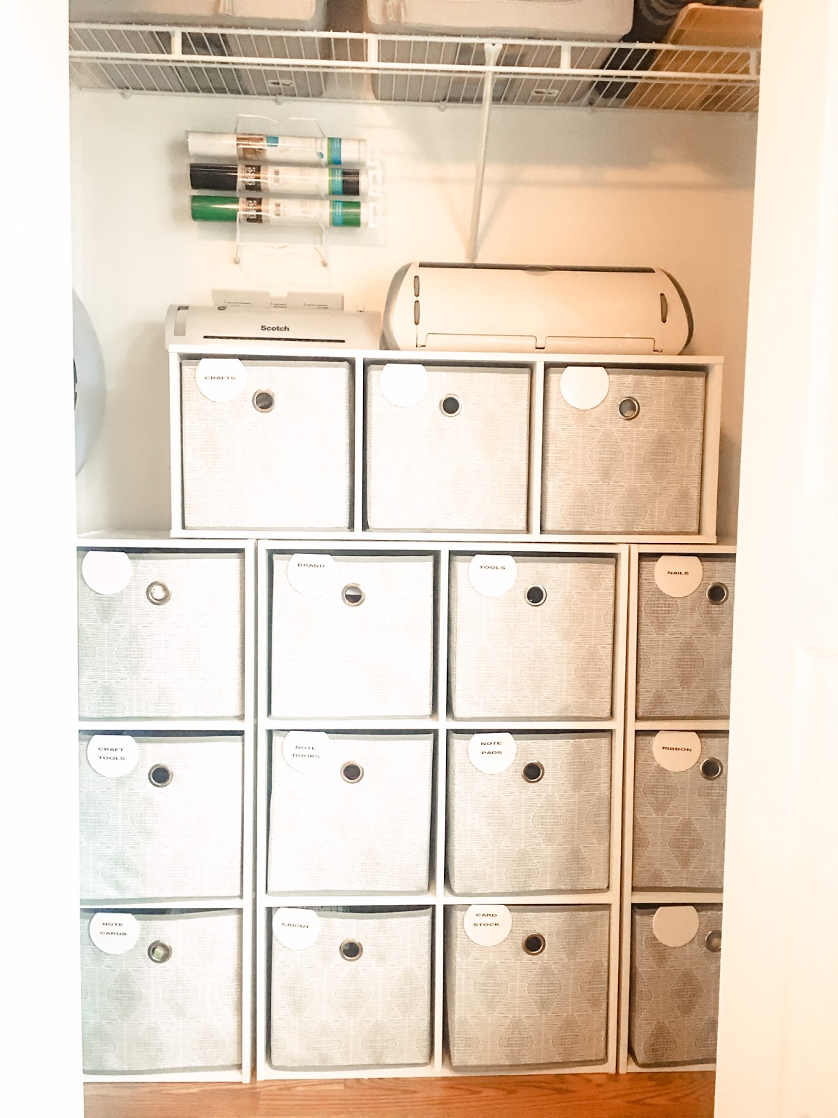 Craft Room Organization With Dollar Tree and Target! | My Bashful Life