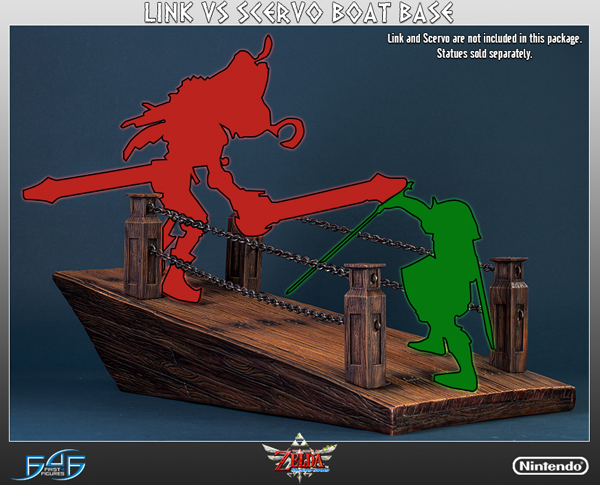 Legend of Zelda: Skyward Sword - Link Vs Scervo Diorama (First 4 Figures)