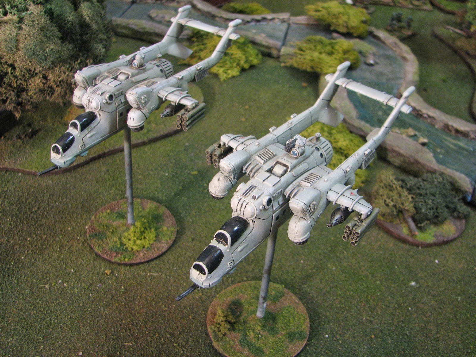 15mm Sci Fi Small Soldiers: Khurasan Red Faction VTOL Gunships