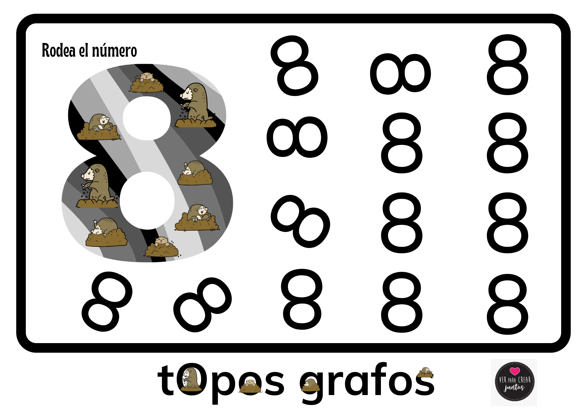 Ver para crear juntos: FICHAS GRAFOS DEL 1 AL 9.TOpos grafos 4