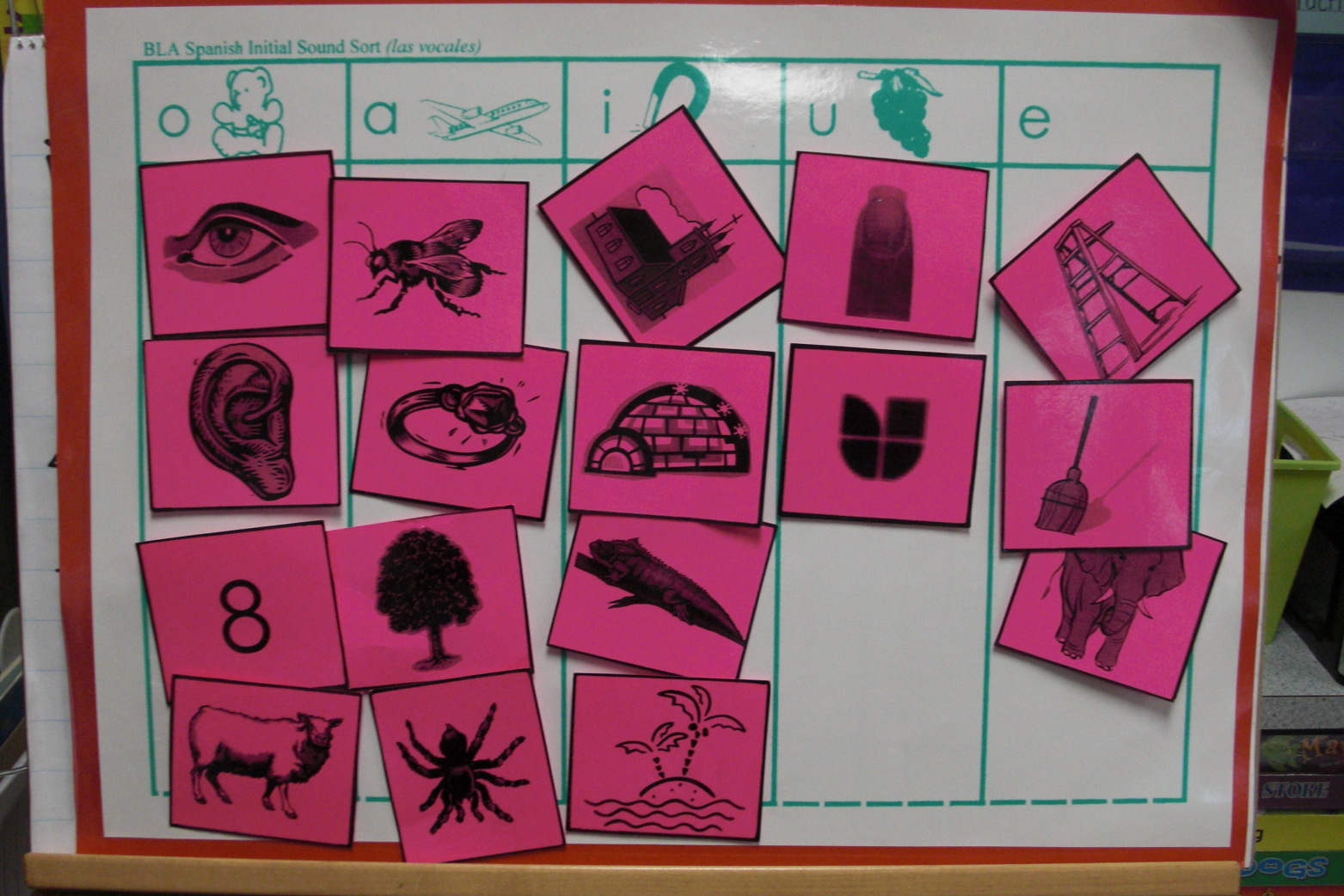 I Teach Dual Language: Initial Sounds Picture Sorts