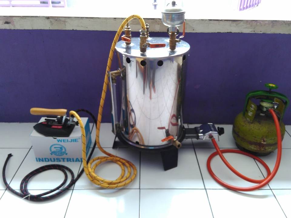 NATURA CHEMICAL LAUNDRY: Jual Setrika Uap Boiler di Purwokerto