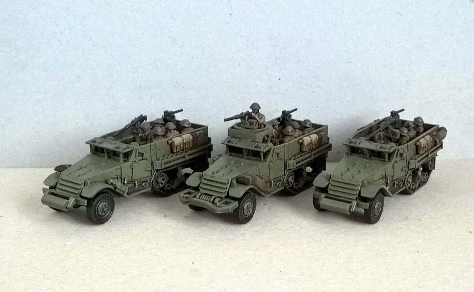 Aurelius Legion: Plastic Soldier Company Allied M5 Halftrack 1/72 Scale - WW2 - Finished