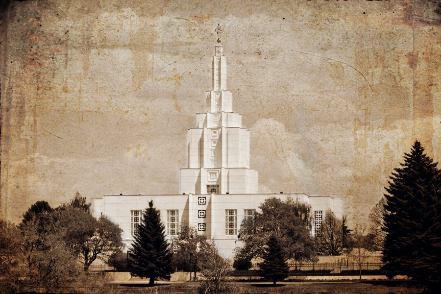 Rees' Creation Station: Serenity LDS Temple Portraits
