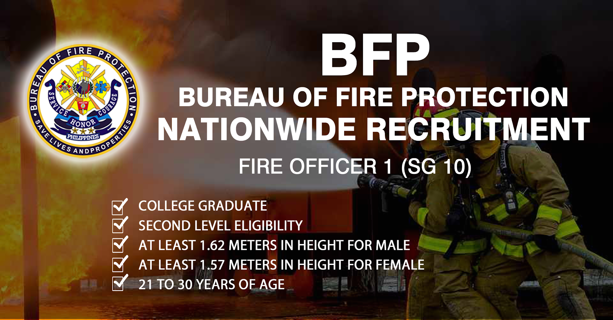 Civil Service Exam PH: BFP is Hiring Fire Officers for 2020 Quota ...