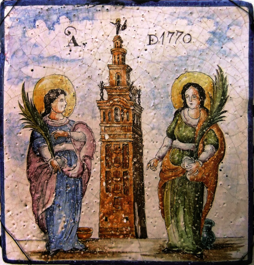 Mosaicos : Mosaico 750.- Santa Justa y Santa Rufina. Colección ...