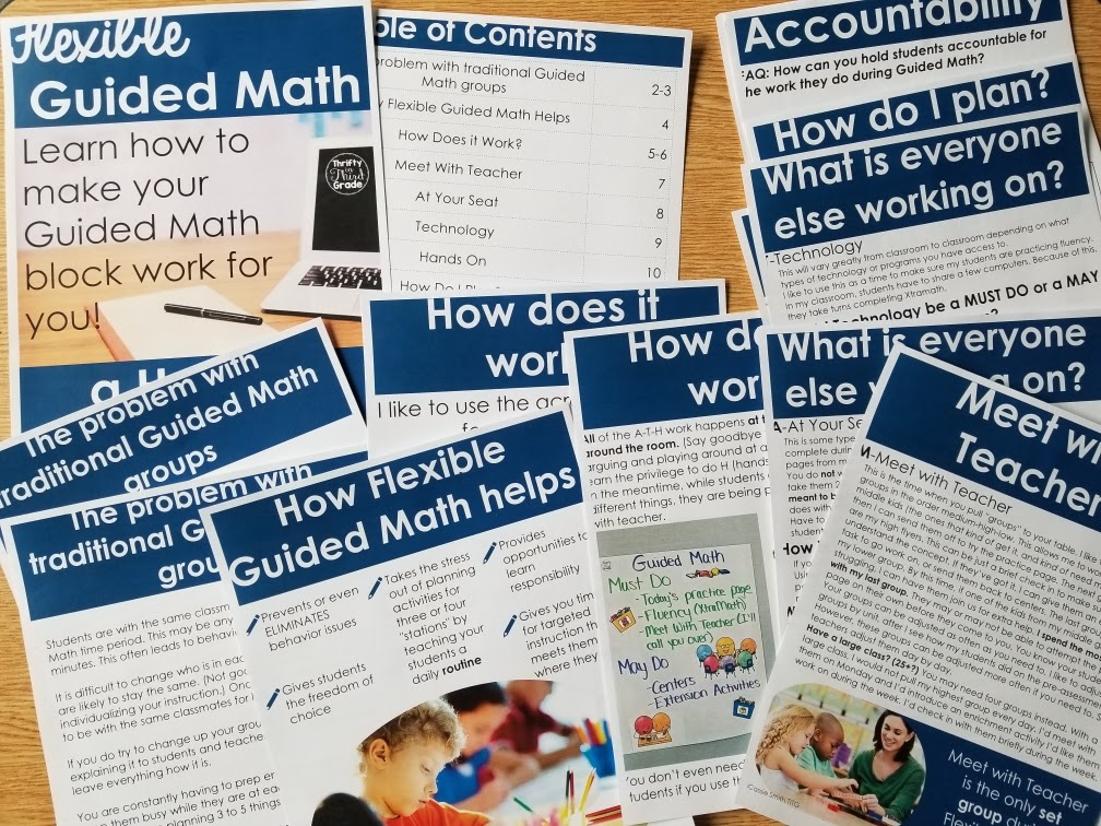 Flexible Guided Math -Why It Works - Thrifty in Third Grade