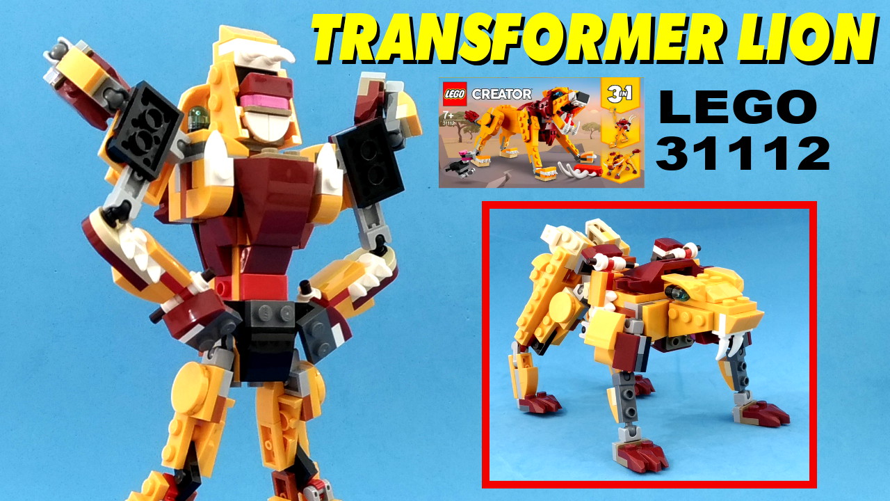 Alanyuppie's LEGO Transformers: Video Tutorial: LEGO Transformer Lion ...