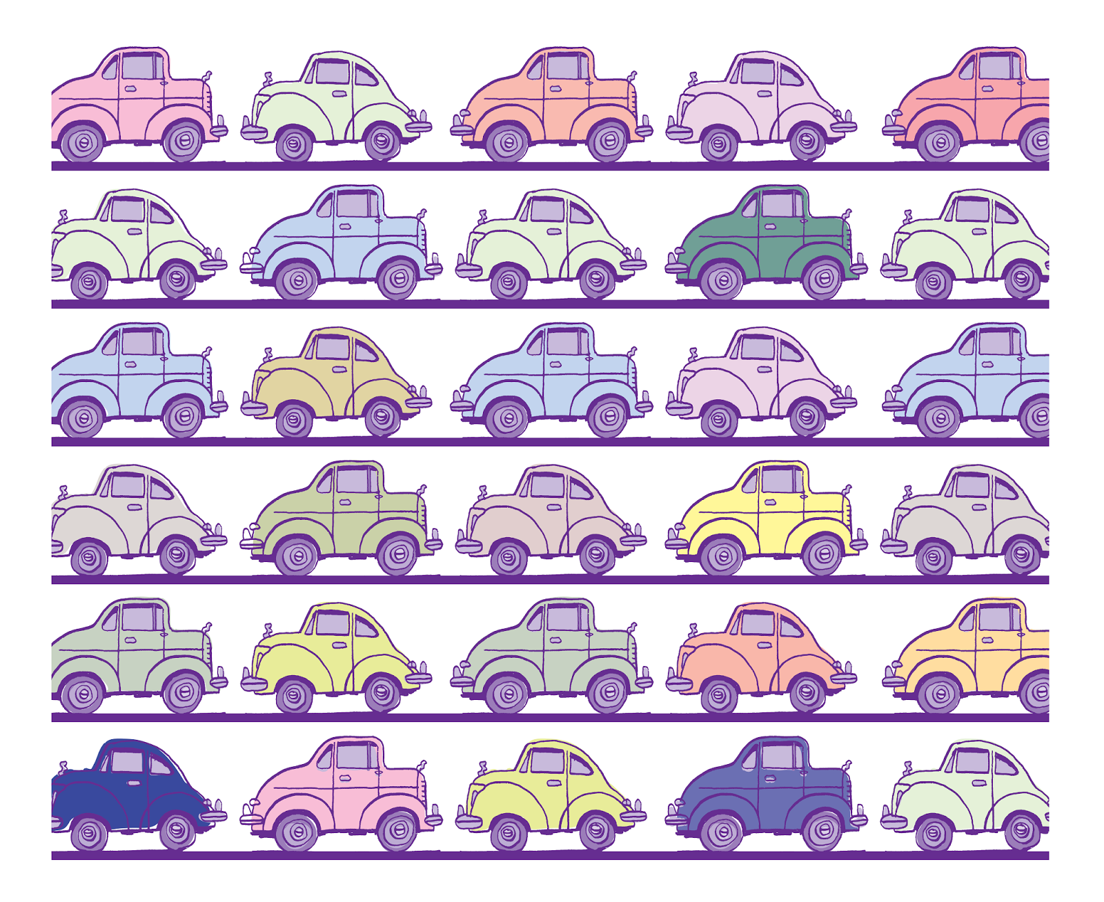 Don Moyer Sketchbook: Too many cars