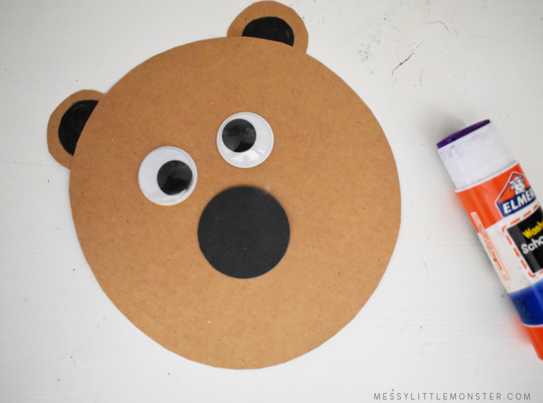 2D Shape Animal Crafts - Forest Animal Crafts; Fox, Bear and Raccoon ...