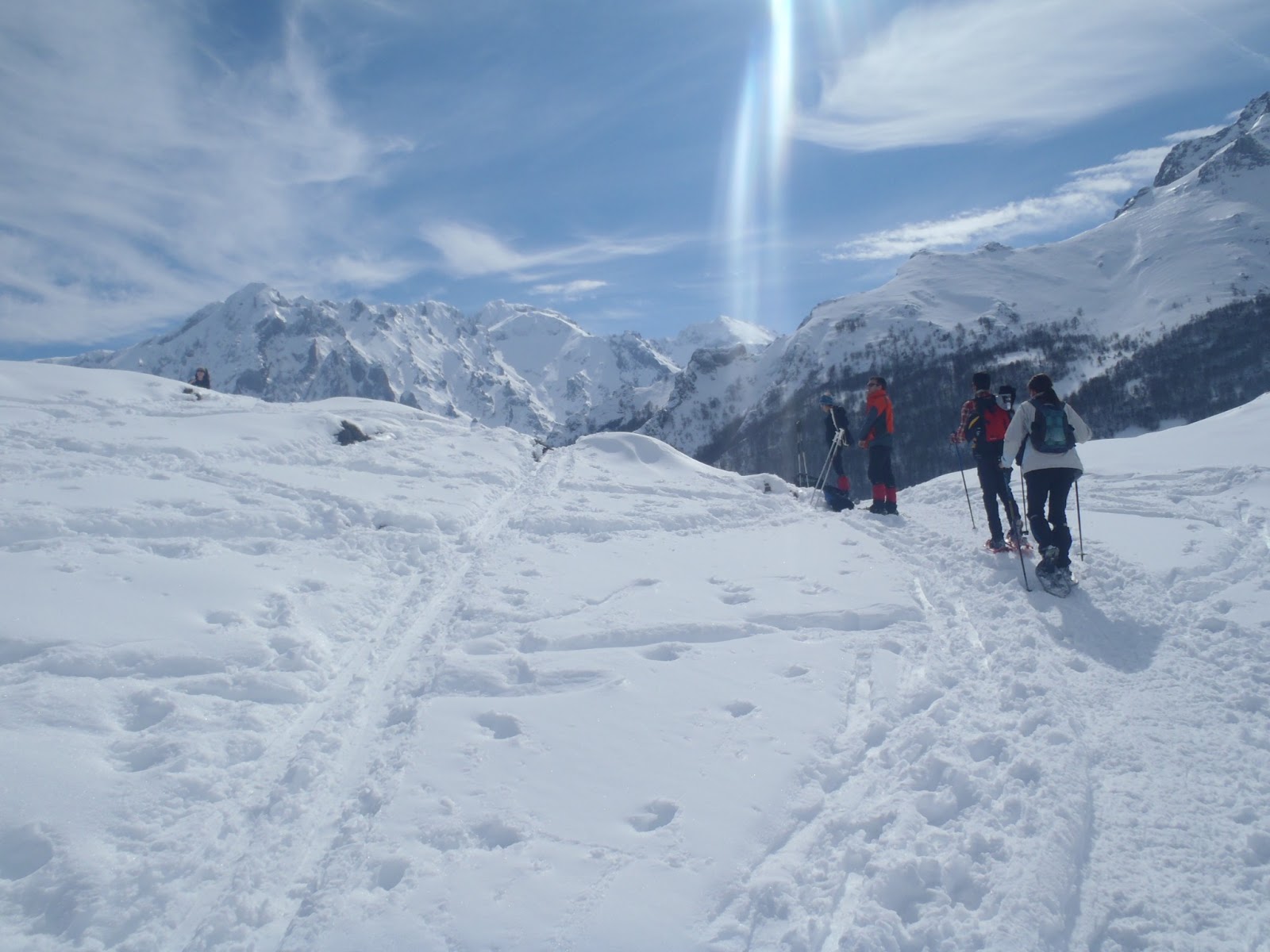 FIN DE SEMANA DE RAQUETAS DE NIEVE POR LOS PICOS DE EUROPA