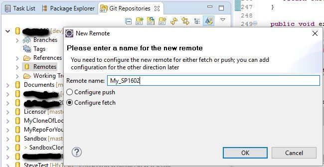 Multiple Remote Git Repositories and Branches in Eclipse Multiple Remote Git Repositories and Branches in Eclipse