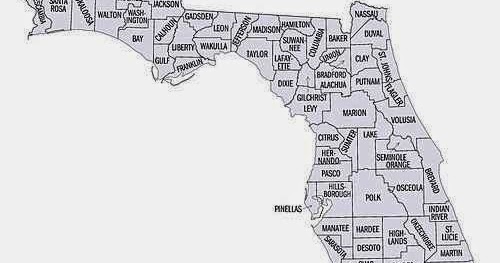 Maps of Florida Counties - Free Printable Maps