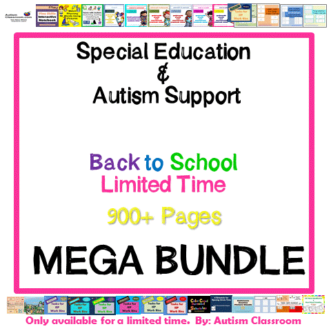 Autism Classroom: Autism and Special Education Back to School MEGA BUNDLE