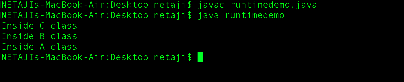 Ii Btech Ii Sem Cse Java Lab Exercise 8 Runtime Polymorphism 6930