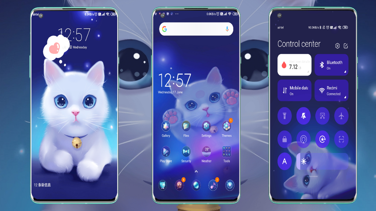 Awesome Cute Kitty Theme for MIUI 11 And MIUI 12 with Fantastic Look ...